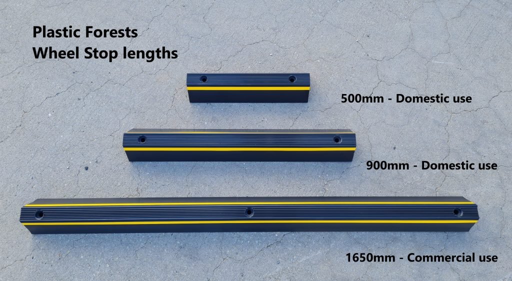 Wheel Stop 500mm – Recycled Plastic – Domestic Use- Australian Made ...