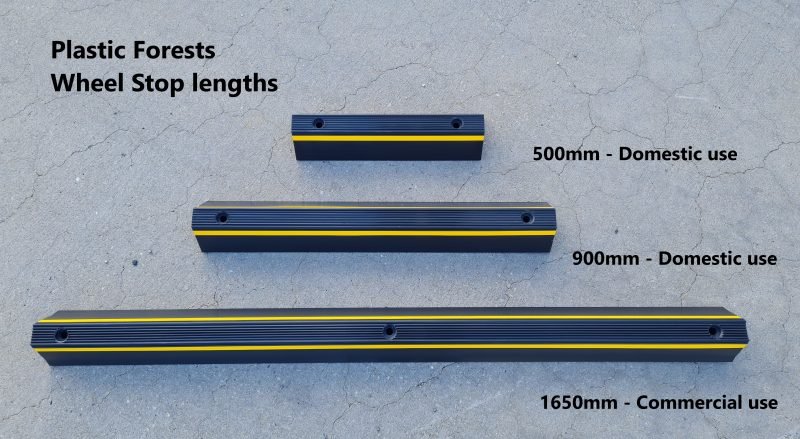 Wheel Stop 500mm – Recycled Plastic – Domestic Use- Australian Made ...